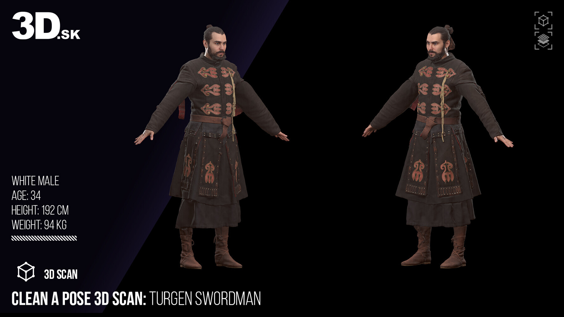 3D.SK - How important are 8K - Reference Pictures & Cleaned 3D A-pose ...