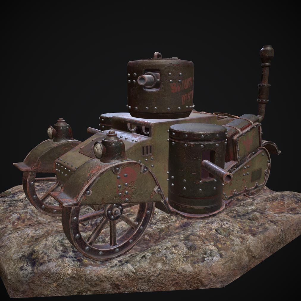 ArtStation - Steampunk Tank