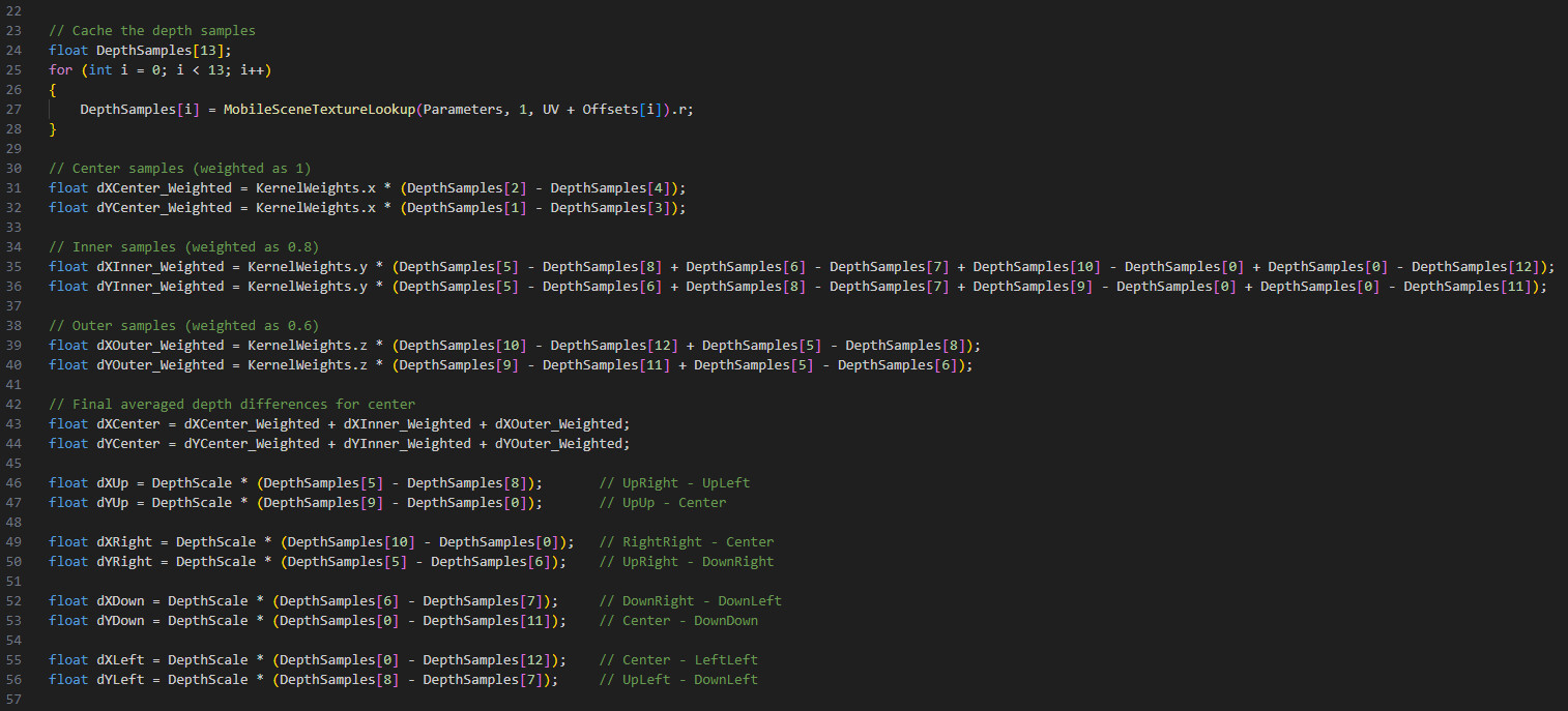 Laird WT - Edge Detection in Unreal Engine 5 Mobile Deferred Rendering ...