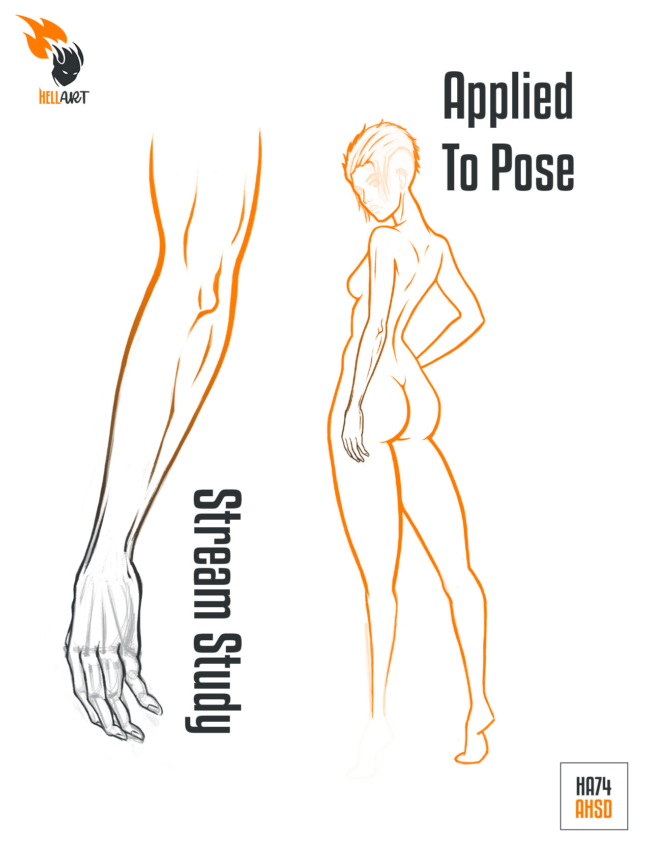 how to draw female arms and hands