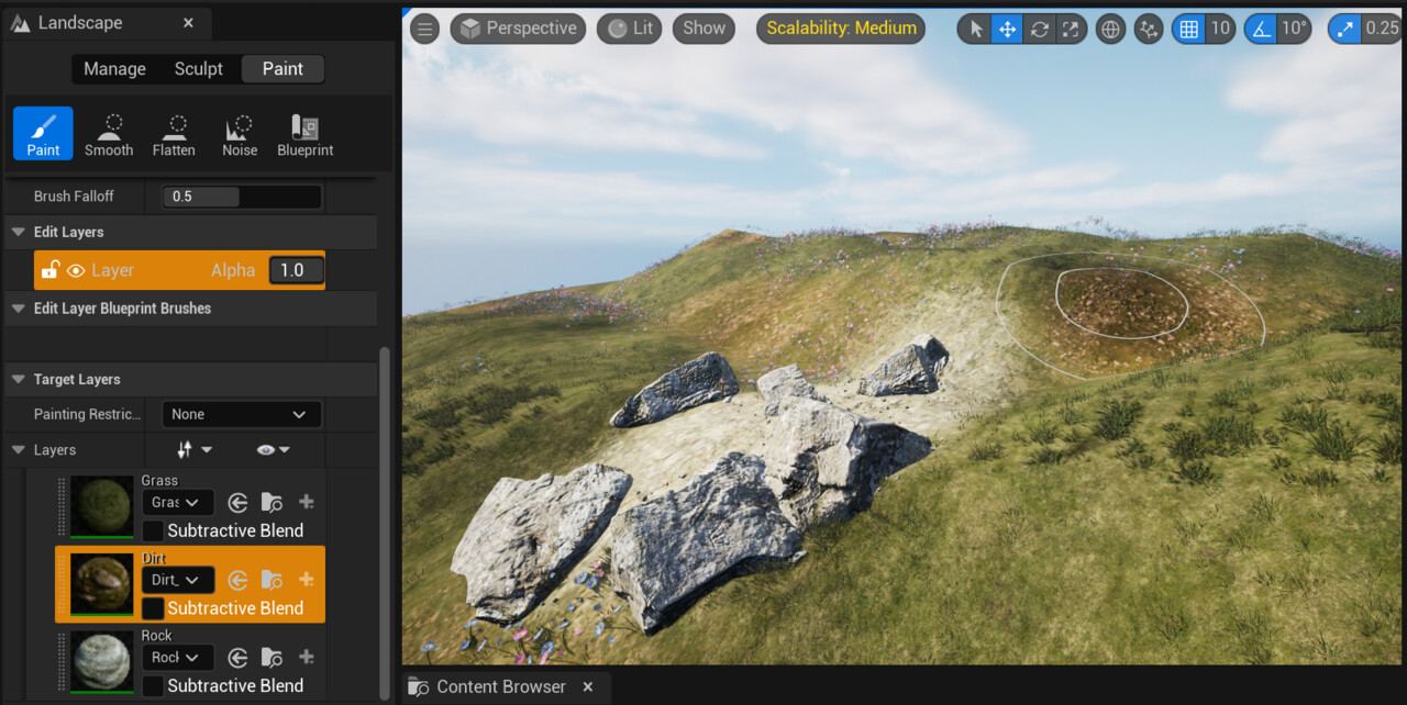 Liam Byrne - Basic Landscape Layer Material Setup in Unreal Engine 5