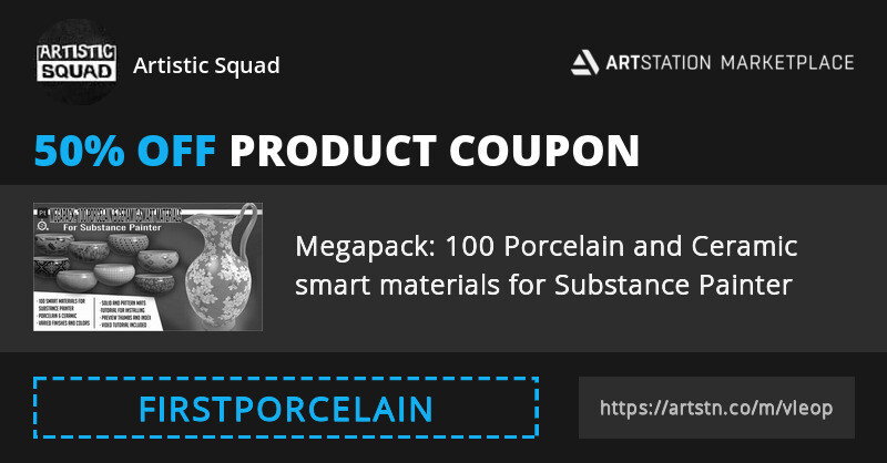 Artistic Squad - COUPON 50% off for first buyers: 100 Porcelain and ...