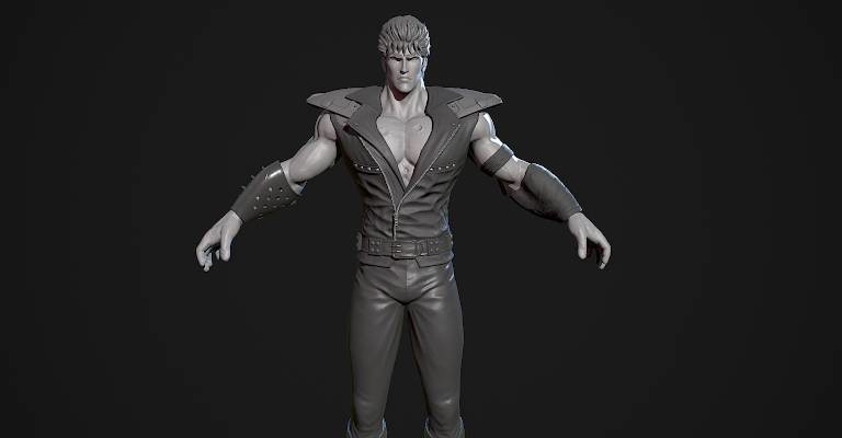 ArtStation - Realtime Kenshiro in progress..