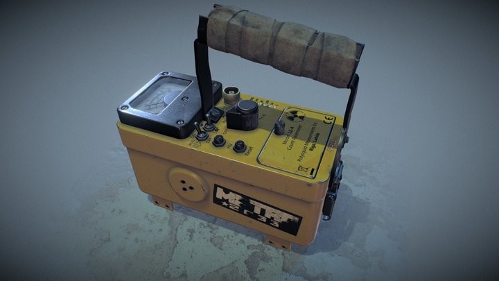 ArtStation - Geiger Counter Animation + Scene