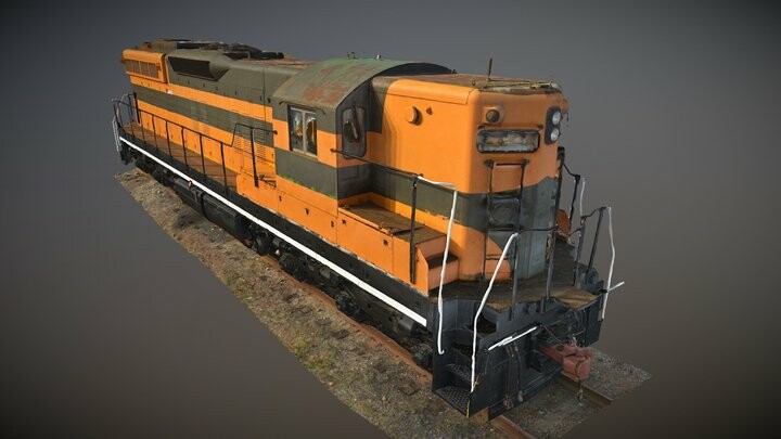 ArtStation - Great Northern EMD SD9 #599