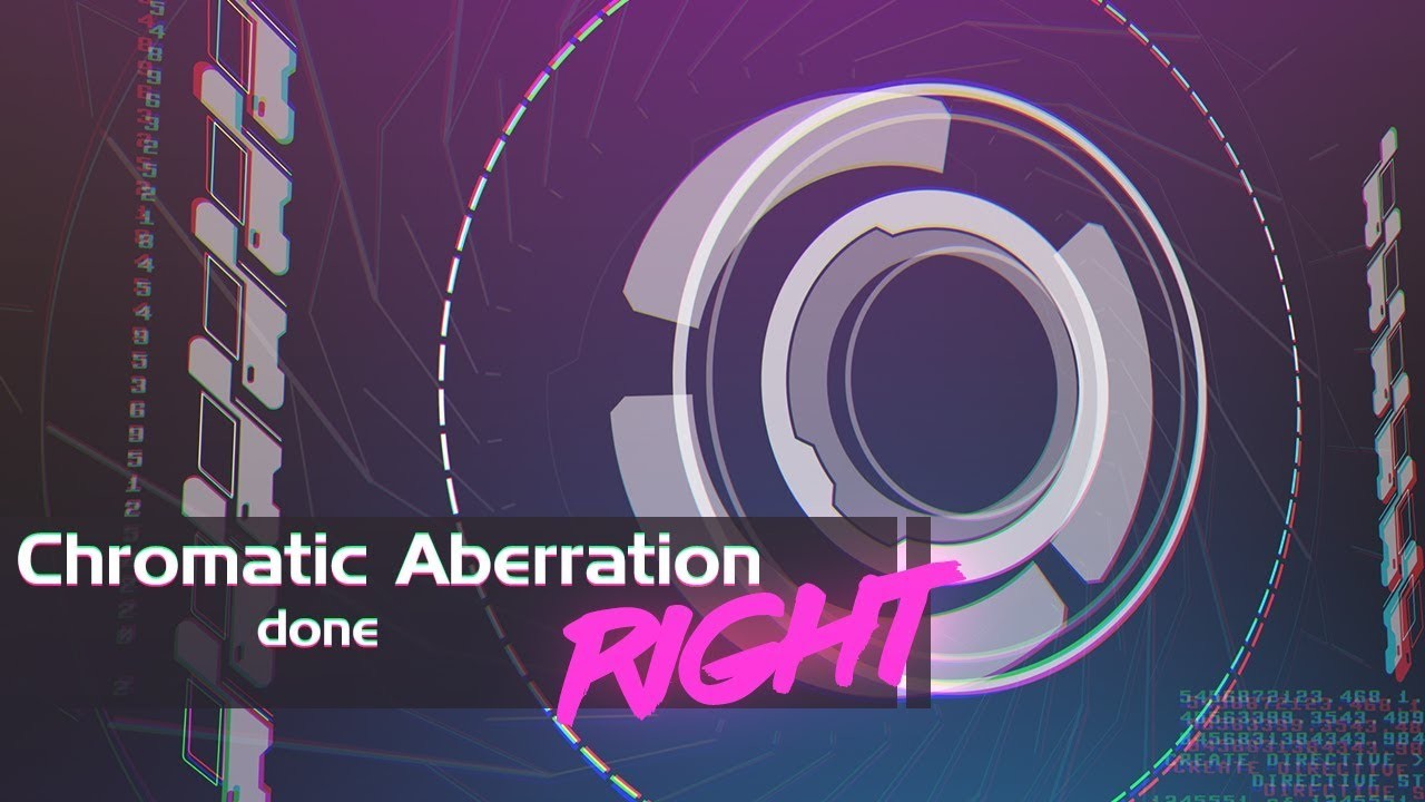 ArtStation - Chromatic Aberration done RIGHT
