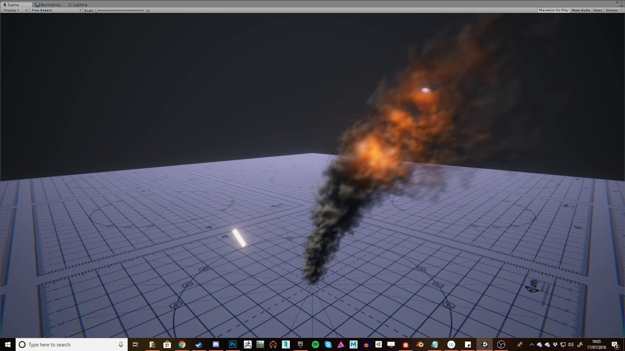 ArtStation - Lit smoke particle with volume