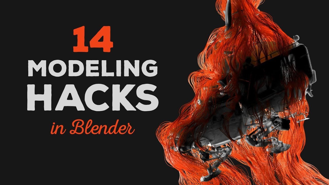 ArtStation - 14 Awesome Modeling Hacks in Blender