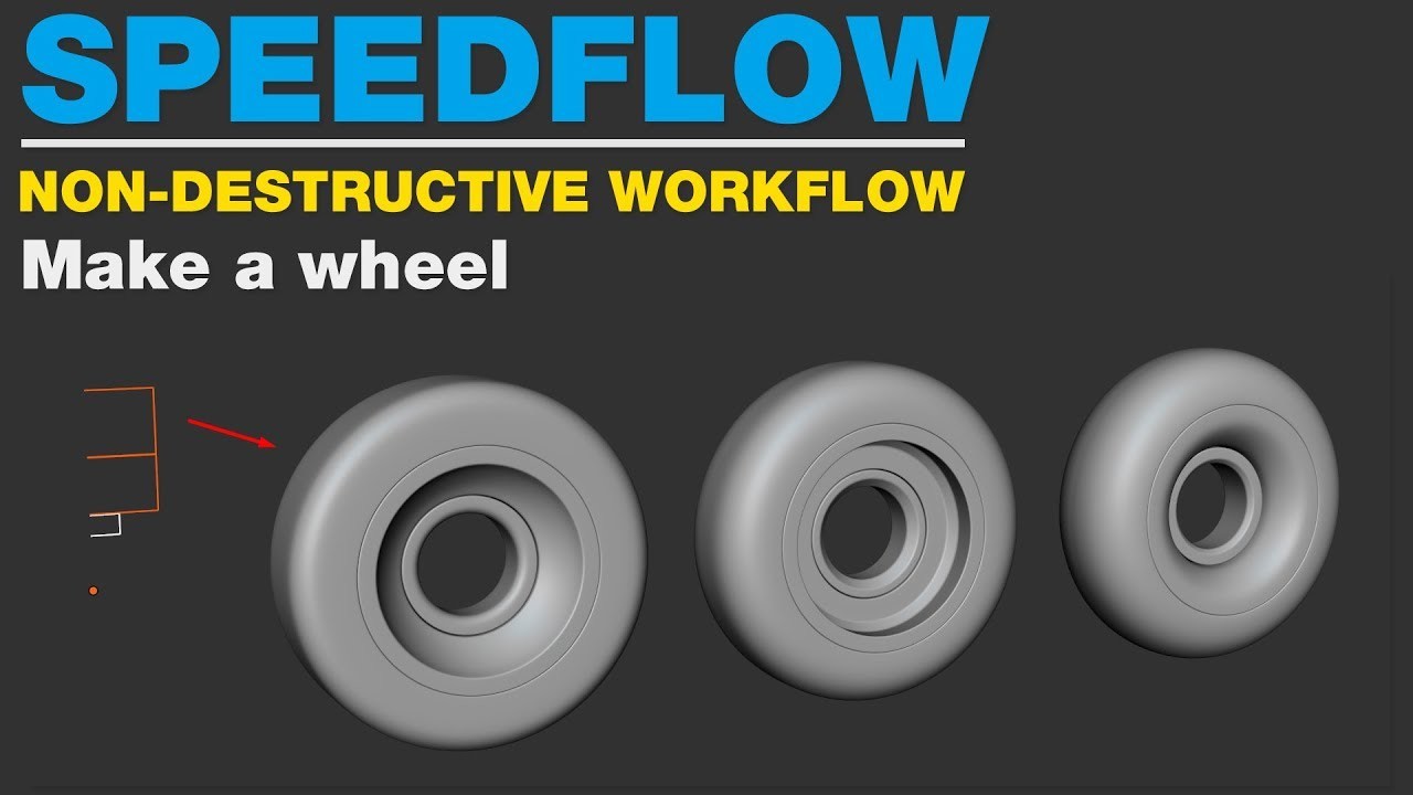 ArtStation - Speedflow - Make non-destructive Wheels - English