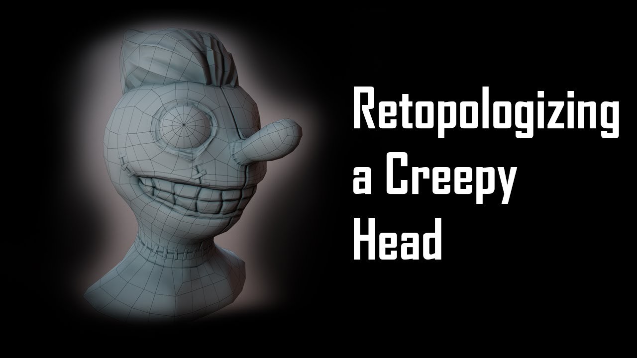 ArtStation - Retopologizing a Non-Human Head 3Ds Max 2019 Tutorial