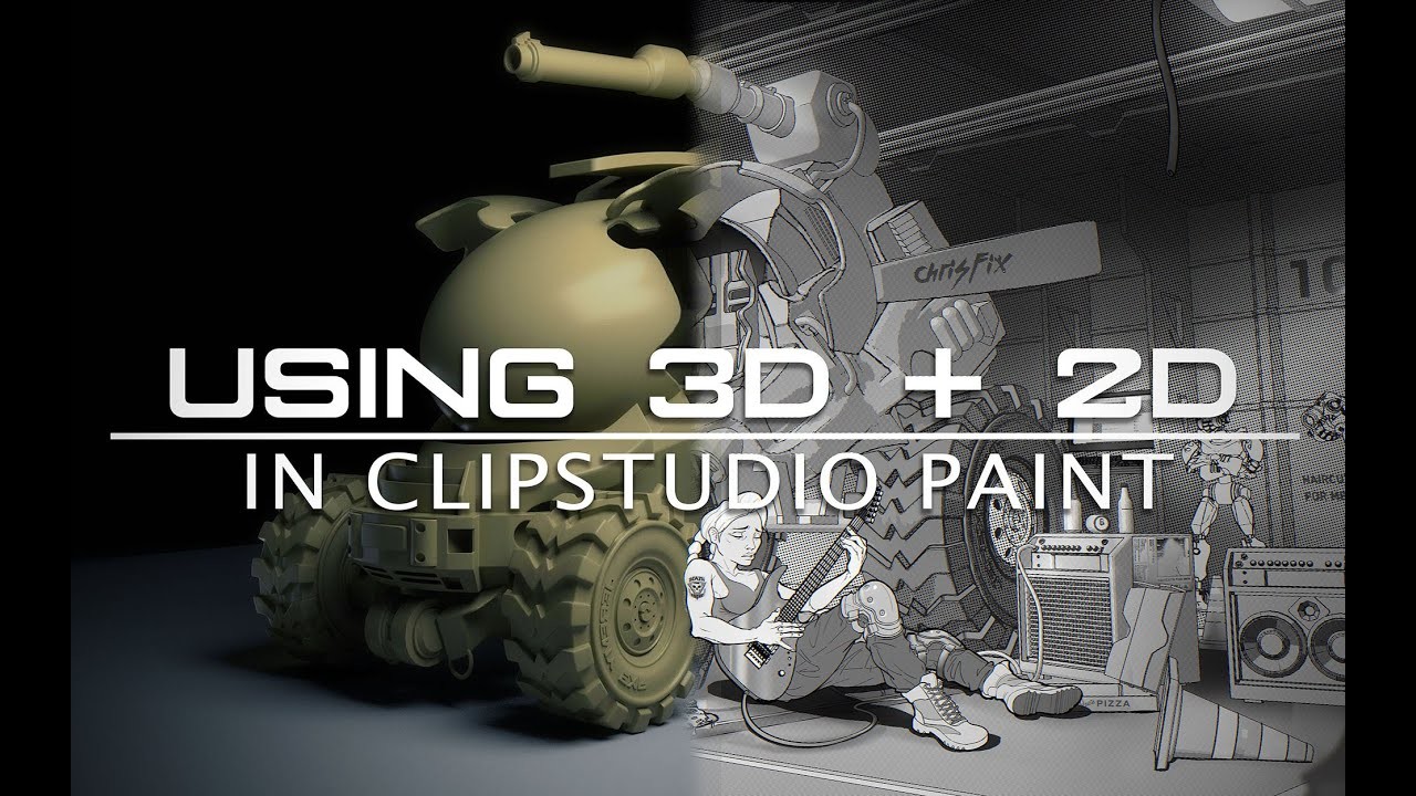 ArtStation - Using 3D Models in 2D Artworks