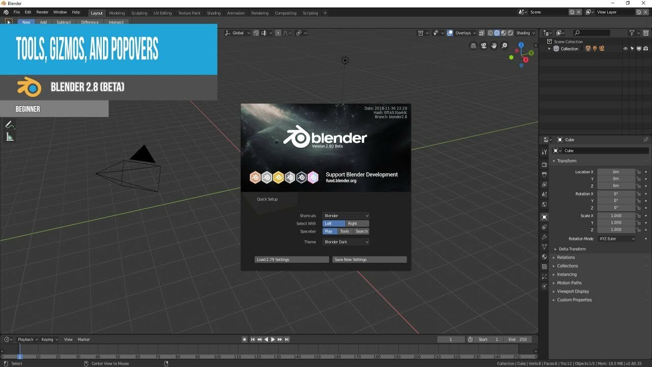 ArtStation - Blender 2.8: Tools, Gizmos, and Popovers (Tutorial)