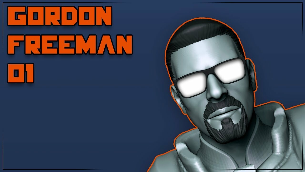 ArtStation - Gordon Freeman - Timelapse 01