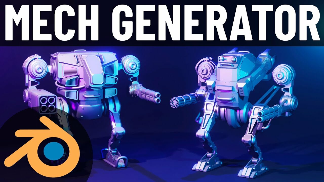 ArtStation - Mech Generator for Blender 2.8