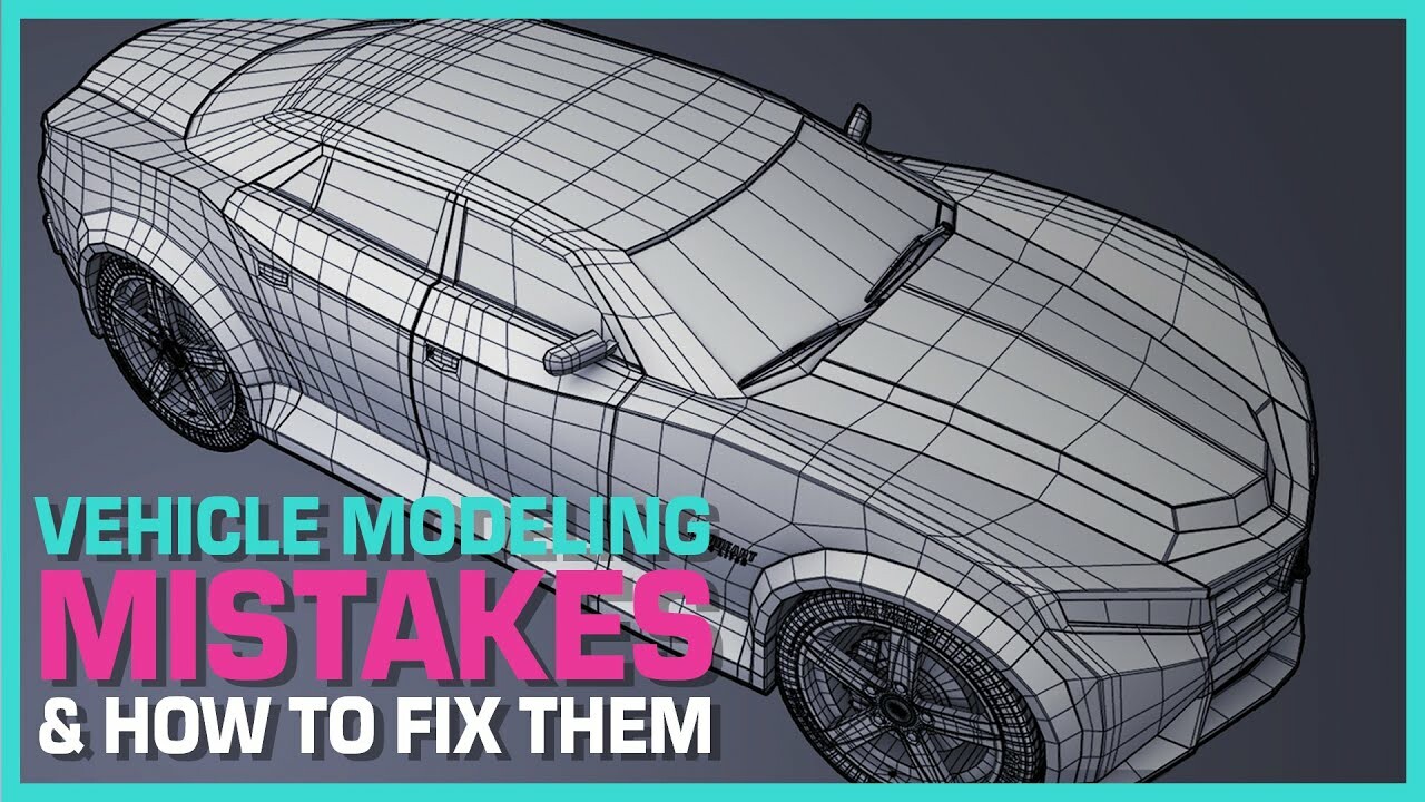 ArtStation - Common Vehicle Modeling Mistakes And How to Fix Them