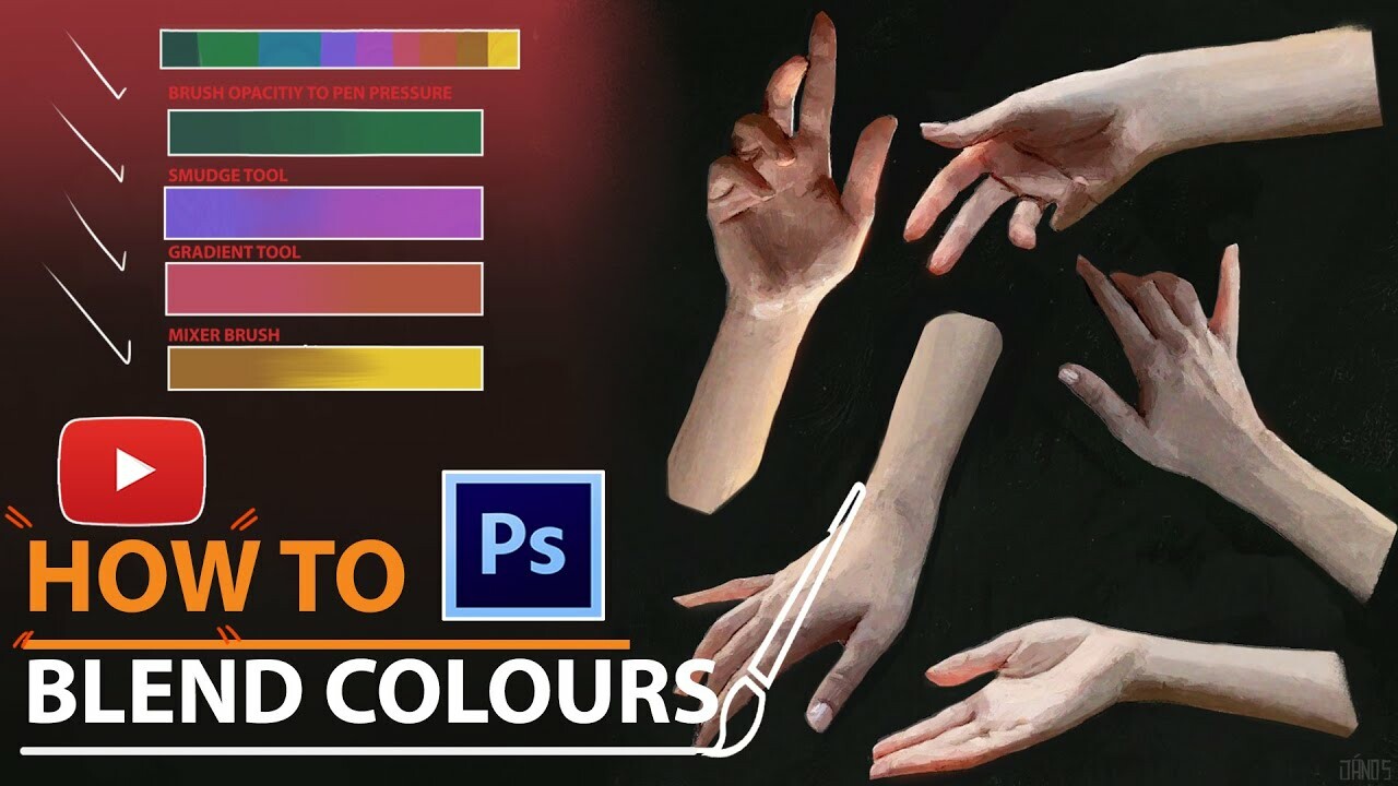 ArtStation - How to blend colours for painting. Youtube Episode 19