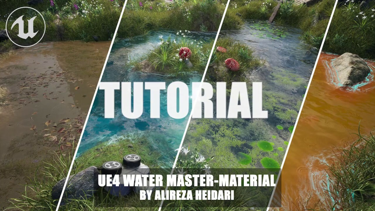 ArtStation - Tutorial - UE4 Customizable Water Master-Material