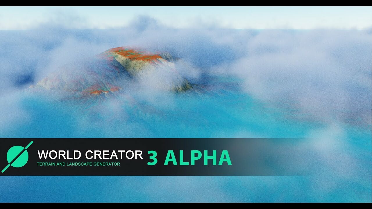 ArtStation - World Creator 3. PRE-ALPHA.(25 aug 2020). First Impressions.