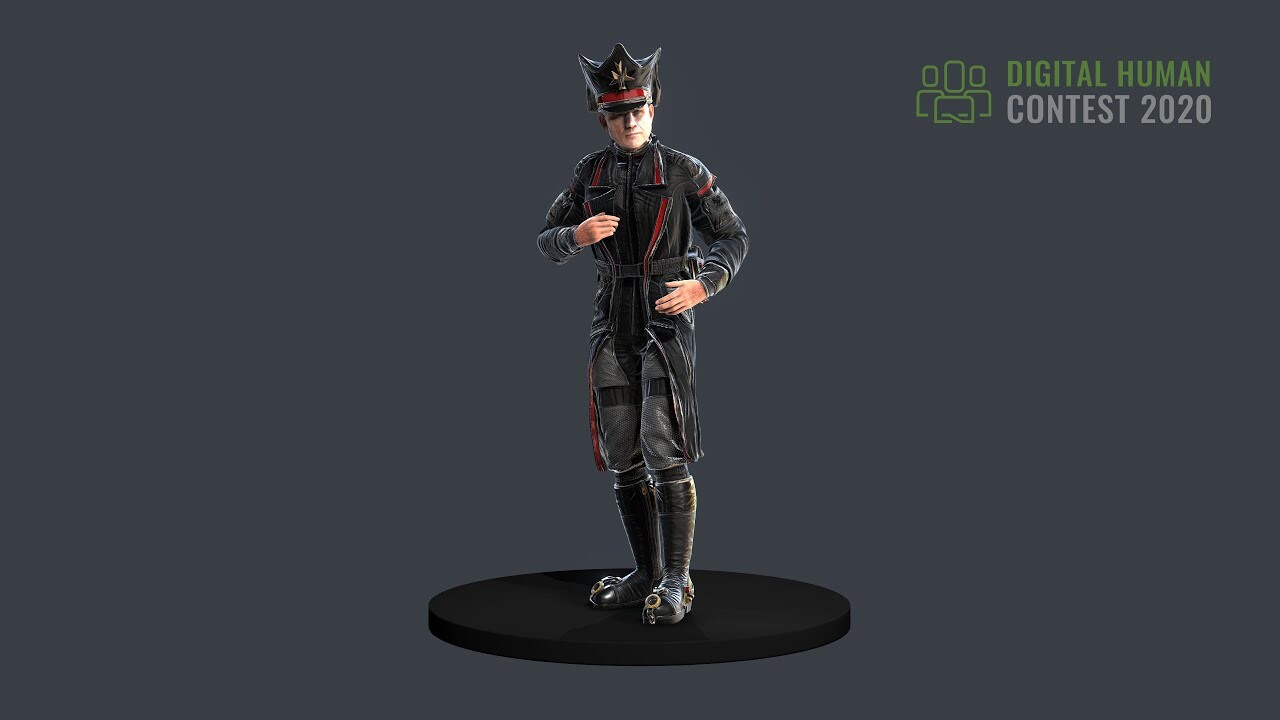 ArtStation - #CC Digital Human Contest 2020 making off the Imperial ...