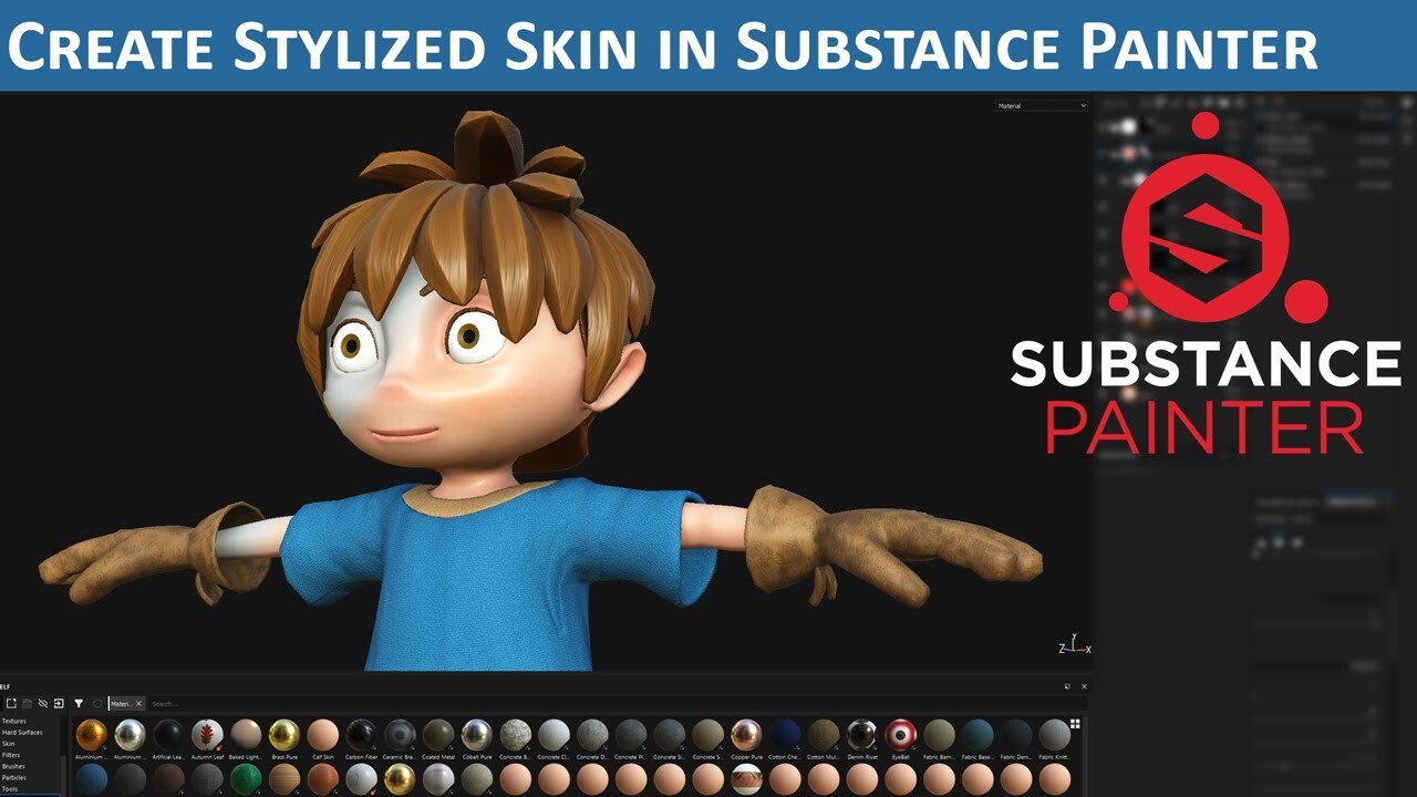 ArtStation - Substance Painter - Stylized Skin Made Easy!