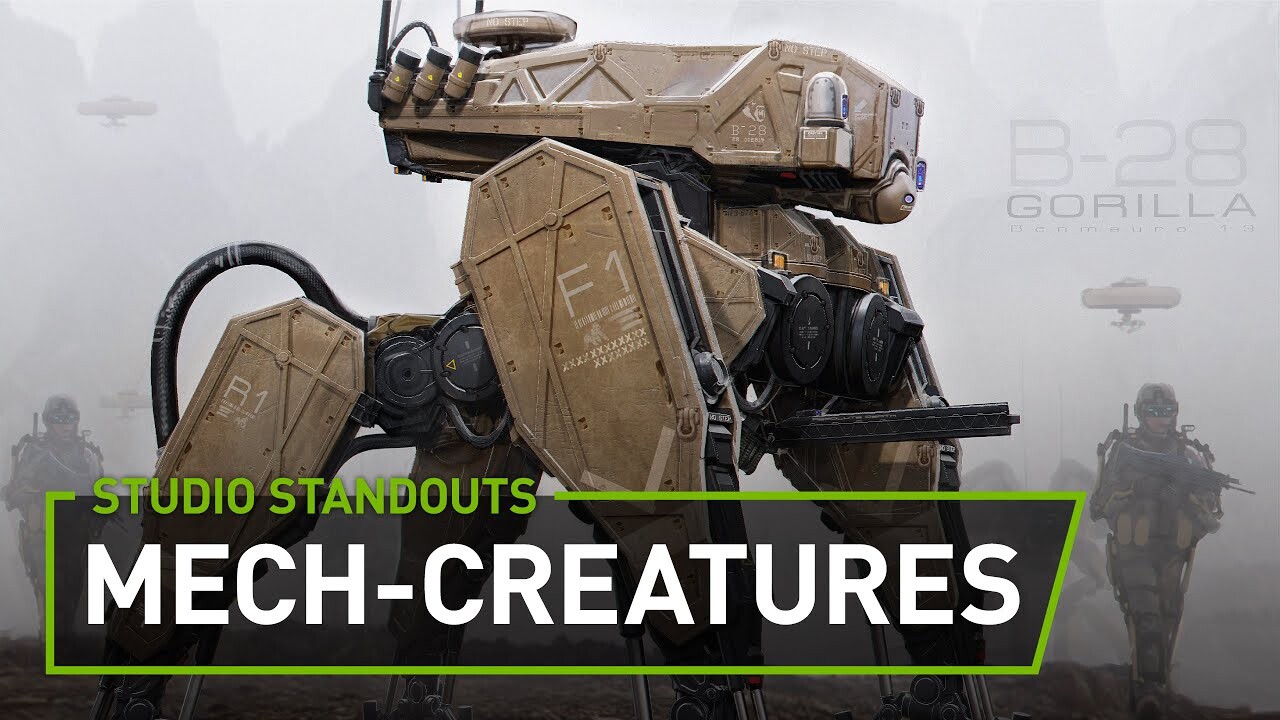 ArtStation - NVIDIA Mech Feature