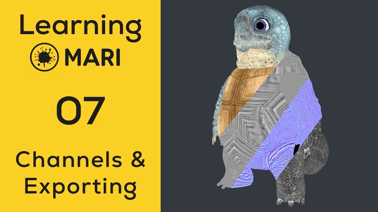 ArtStation - Mari for Beginners - 07: Channels & Exporting Textures