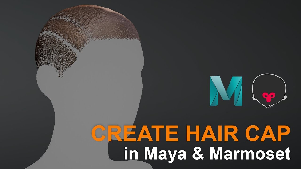 ArtStation - Create the hair cap using Maya and Marmoset - Process Video