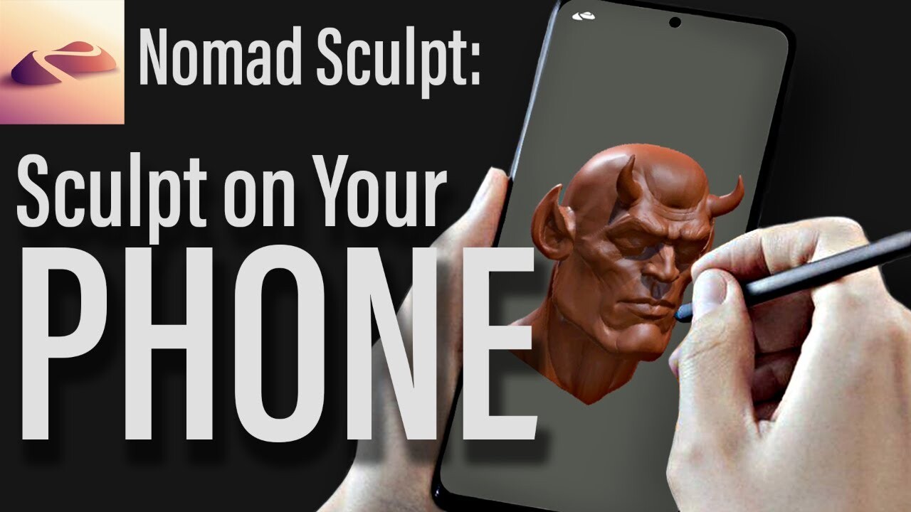 ArtStation - Nomad Sculpt: Sculpt on your phone!