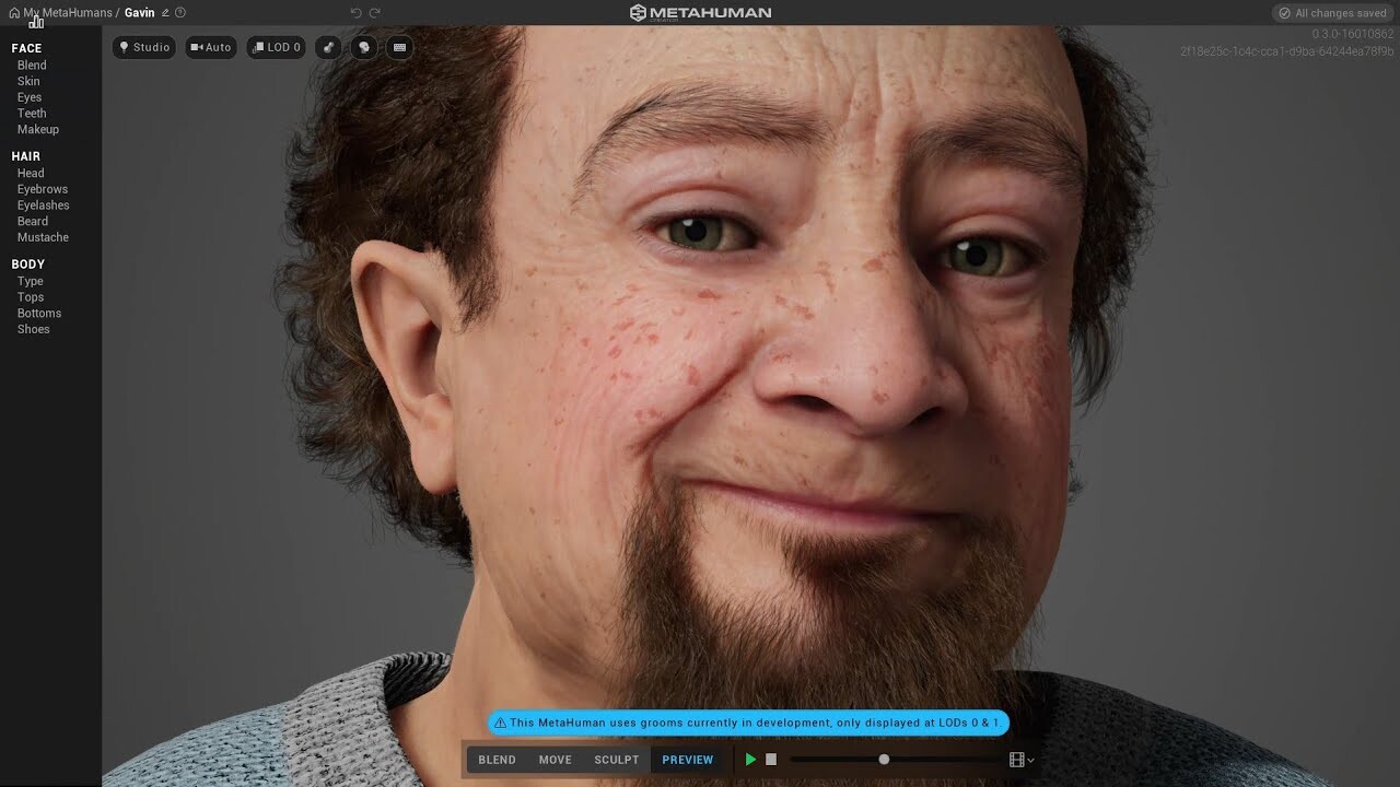 ArtStation - Meta Human creator by Epic Games. My first character test.