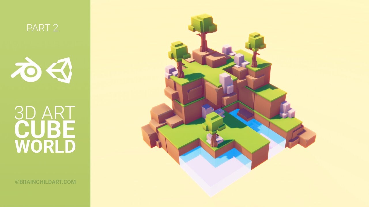 ArtStation - [Blender & Unity] Playful, Simple & Clean 3D Game Art ...
