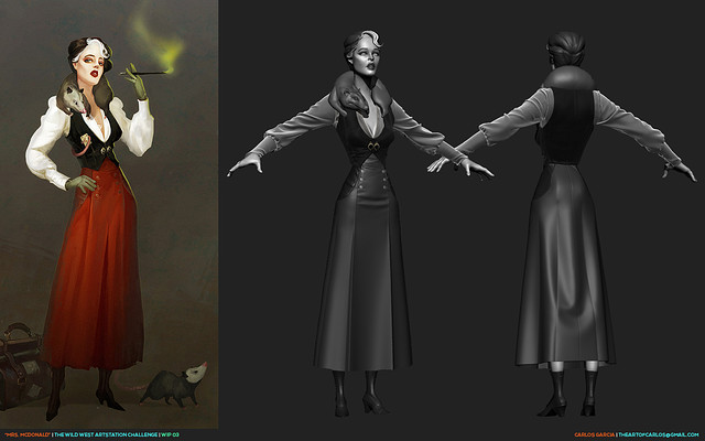ArtStation | Carlos Garcia submission on Film/VFX Character Art (rendered)