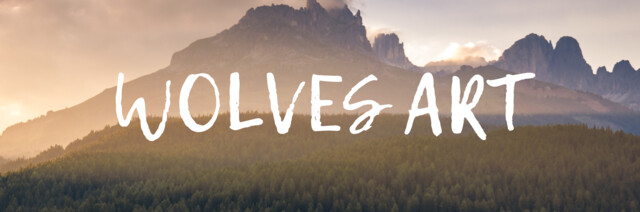 ArtStation - Wolves savannah