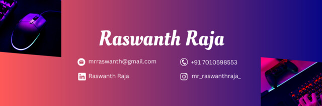 ArtStation - RASWANTH RAJA