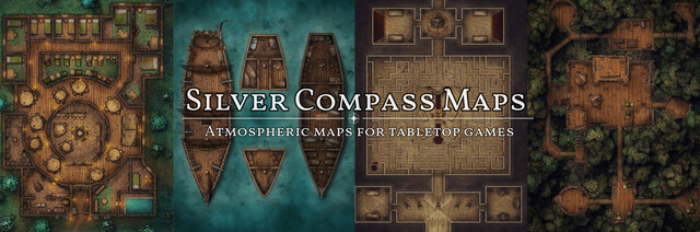ArtStation - Silver Compass Maps