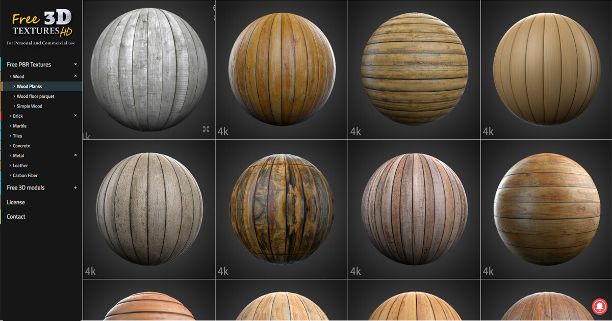 3D textures PBR free Download